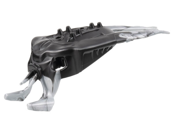 Black Bionicle Head, Barraki Mantax with Marbled Flexible Rubber Pearl ...